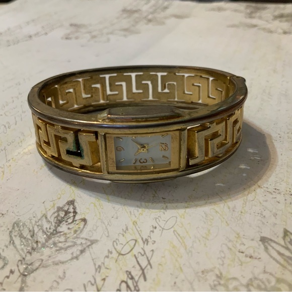 Accessories | Greek Key Design Vintage 8s Watch Goldtone | Poshmark
